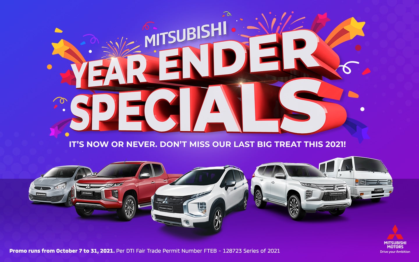 Mitsubishi offers amazing all-in deals through its Year Ender Specials ...